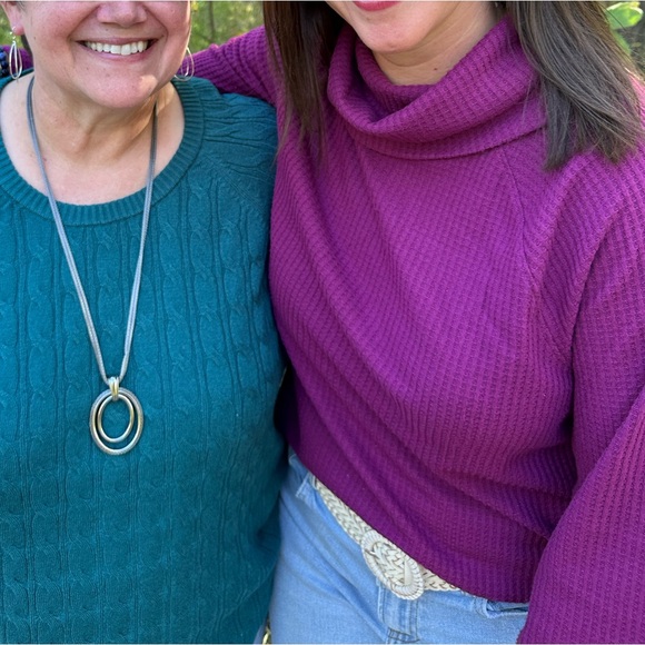 LOFT | Tops | Loft Waffle Cowl Neck Tunic Top | Poshmark